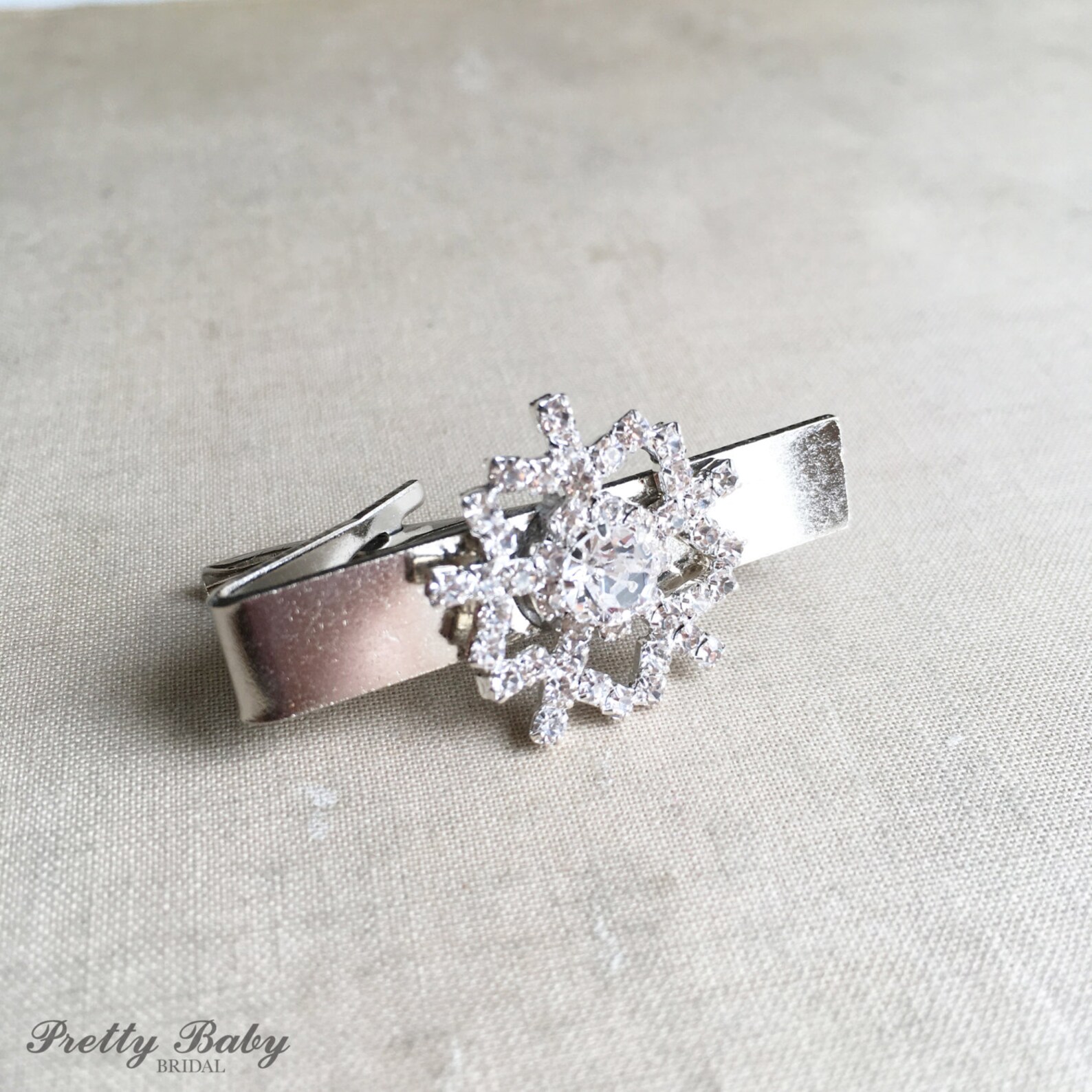 Snowflake Tie Bar Winter Wedding Gift for Him Husband - Etsy