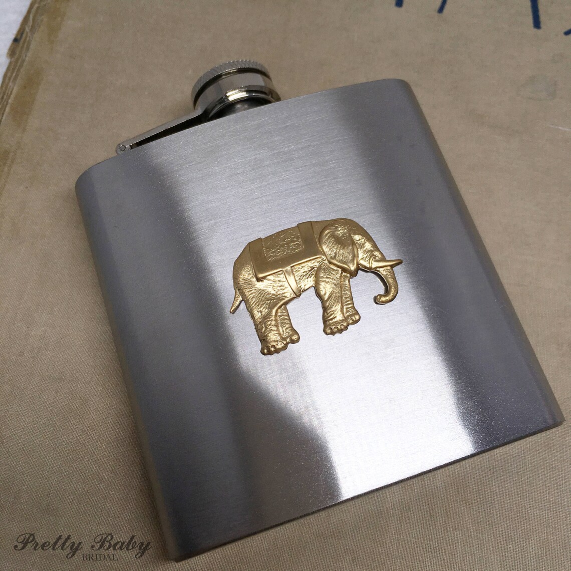 Flasks for Men, Flask Vintage, ELEPHANT, Steampunk, Flasks for Women, Women Gift, Flask, Gifts ...