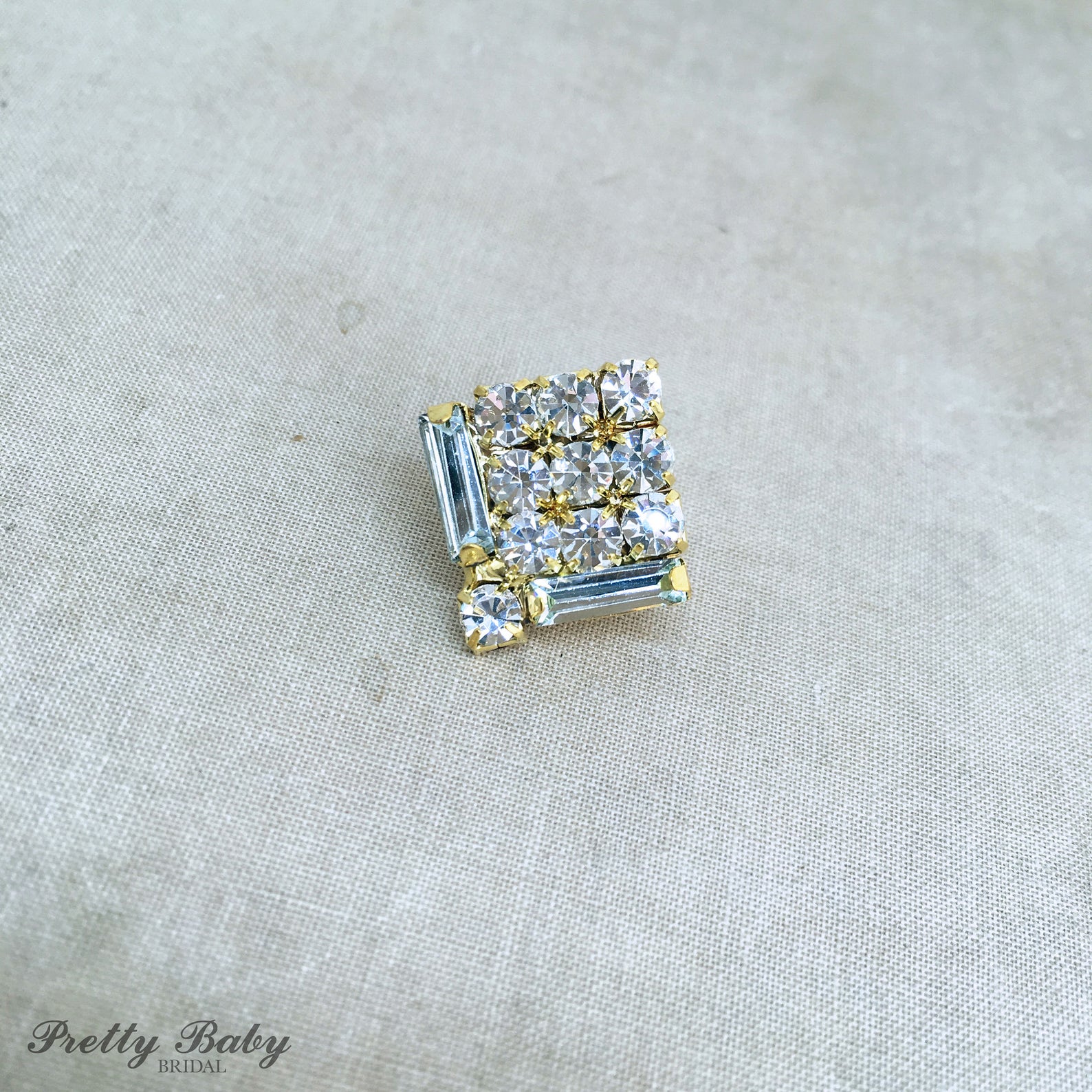 Wedding Tie Tack Art Deco Lapel Pin Tie Tack Rhinestone - Etsy
