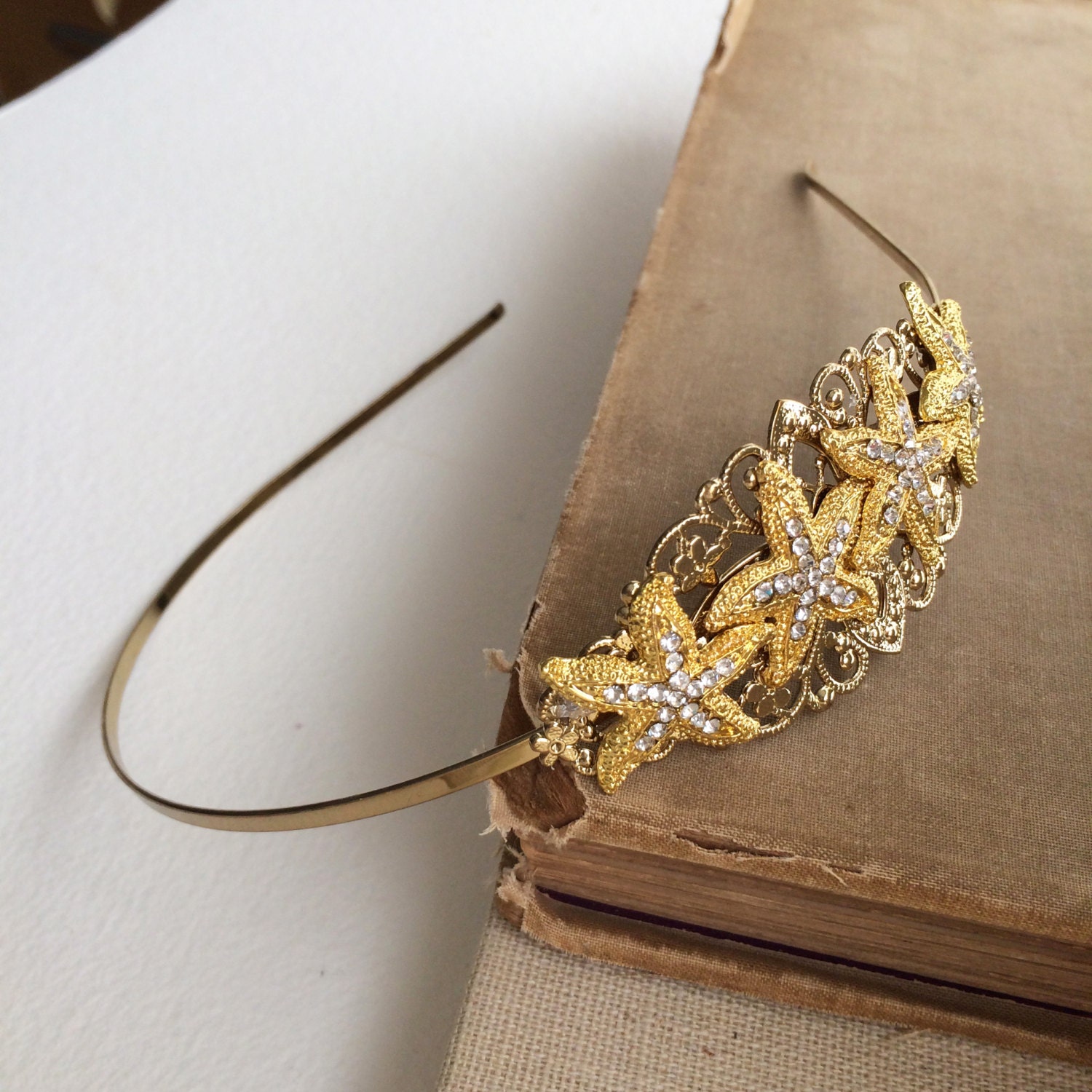 Beach Wedding Headband Beach Wedding Headpiece Starfish - Etsy