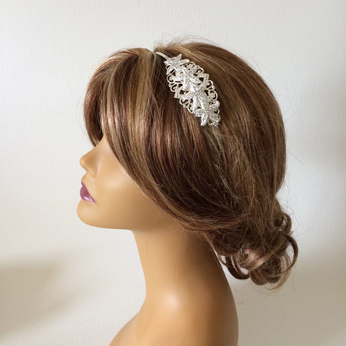 Beach Wedding Headband, Beach Wedding Headpiece, Starfish Headband,hair ...