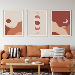 Boho Desert Print Set of 6, Boho Sun Print, Boho Wall Decor, Desert Art ...