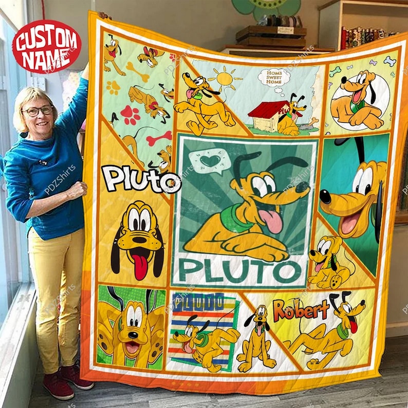 Custom Pluto Dog Quilt Blanket Pluto Blanket Quilt Pluto - Etsy