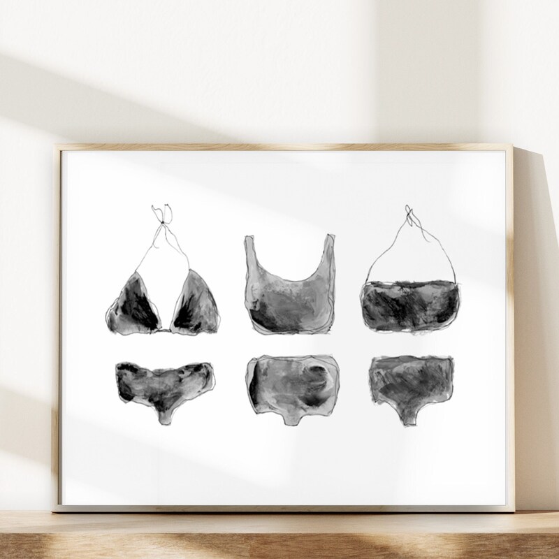 Bathing Suit Art - Etsy