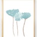 Teal Wall Decor, Set of 3 Watercolor Prints, Teal Decor, Teal Living ...
