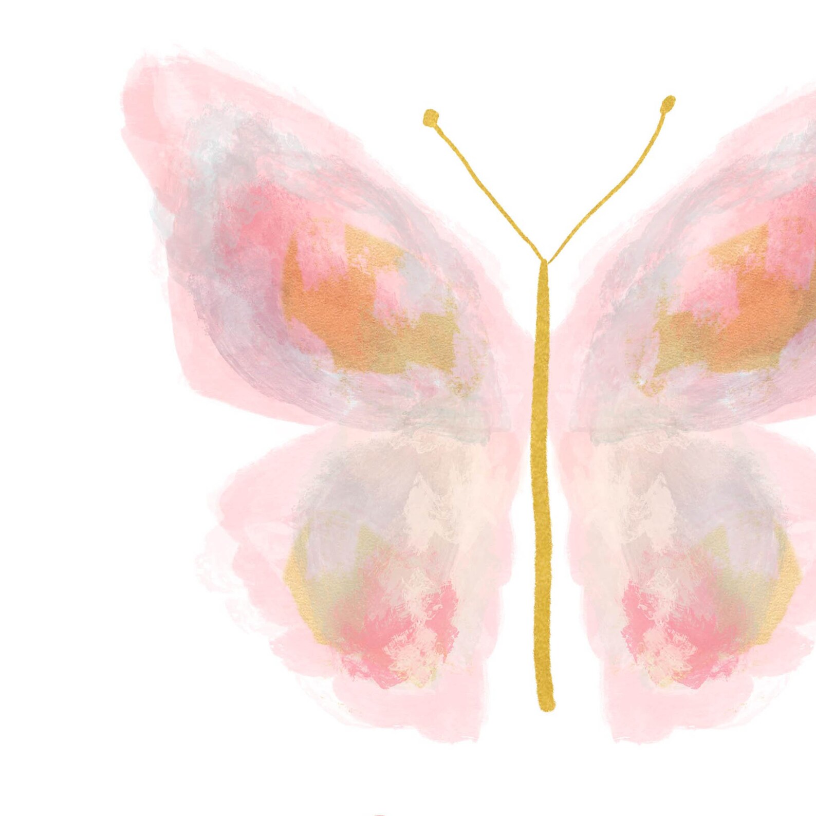 Pink Butterfly Wall Decor, Butterfly Artwork, Pink Wall Art, Tween Wall ...