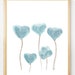 Teal Wall Decor, Set of 3 Watercolor Prints, Teal Decor, Teal Living ...