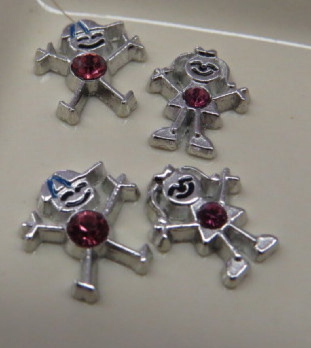 October Boy or Girl Tourmaline Pink Color Birthstone Floating Charm ...