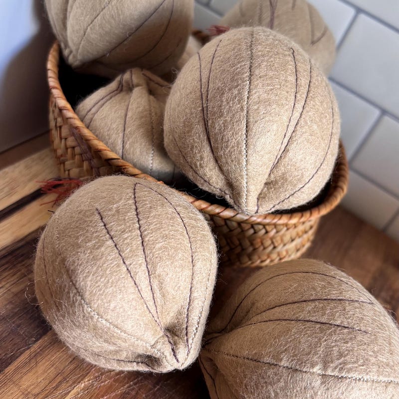 Felt Onions Toy - Etsy UK