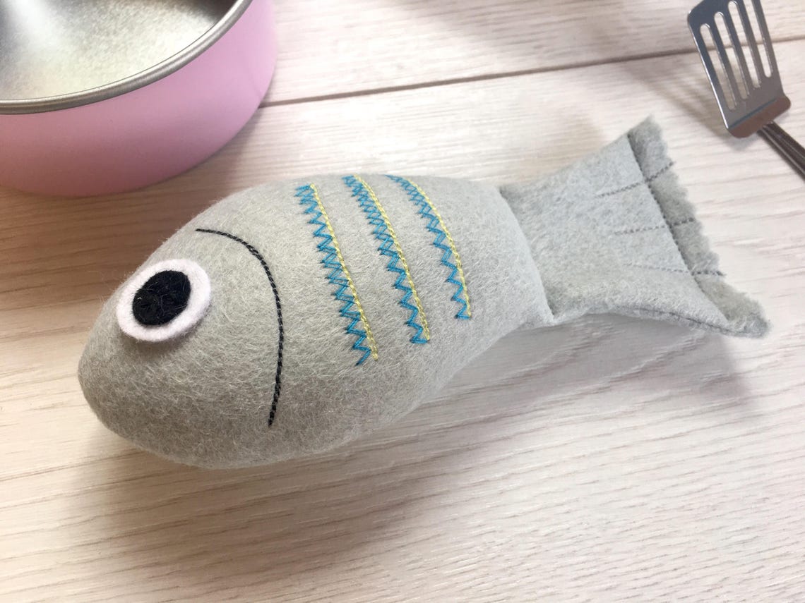 Felt Pretend Play Food Fish - Etsy
