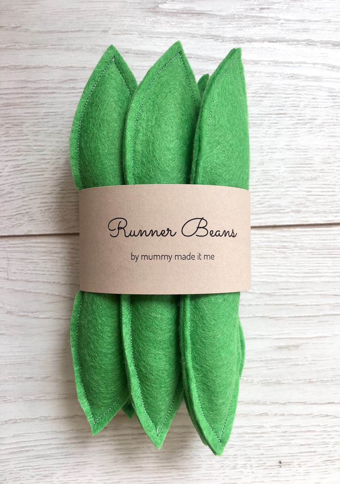 Pretend Play Felt Food Vegetable Runner Beans - Etsy