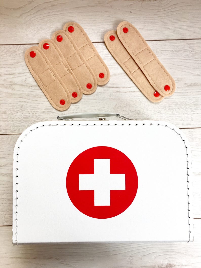 Pretend Play Felt Plasters / Band Aids, for Dr & Nurse Toy Medical ...