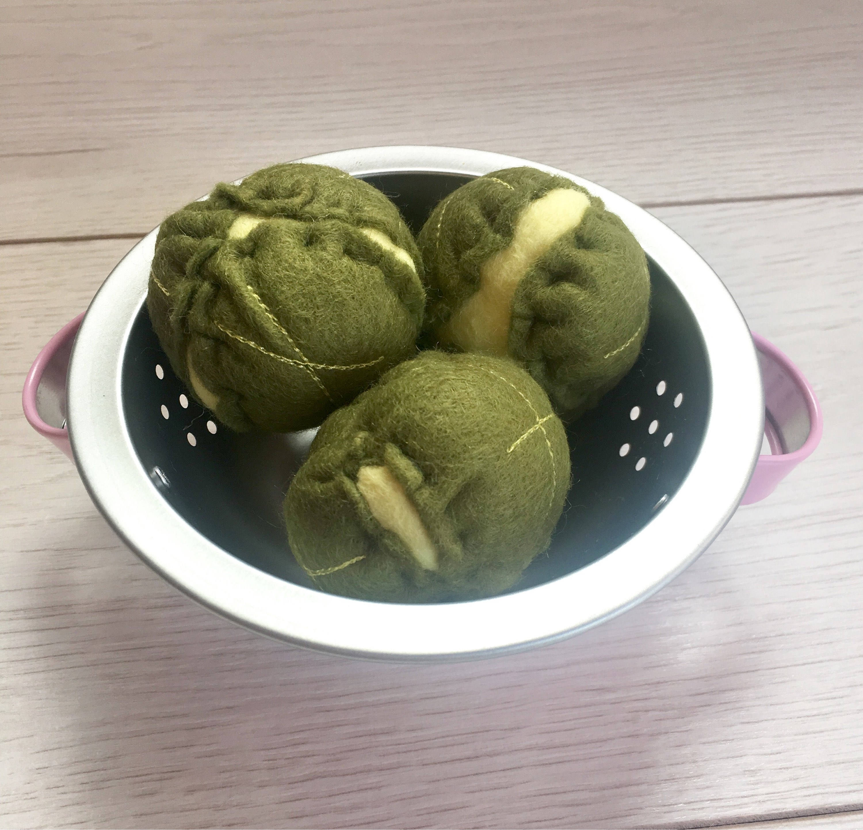 Pretend Play Felt Food Brussel Sprouts - Set of Three - Etsy