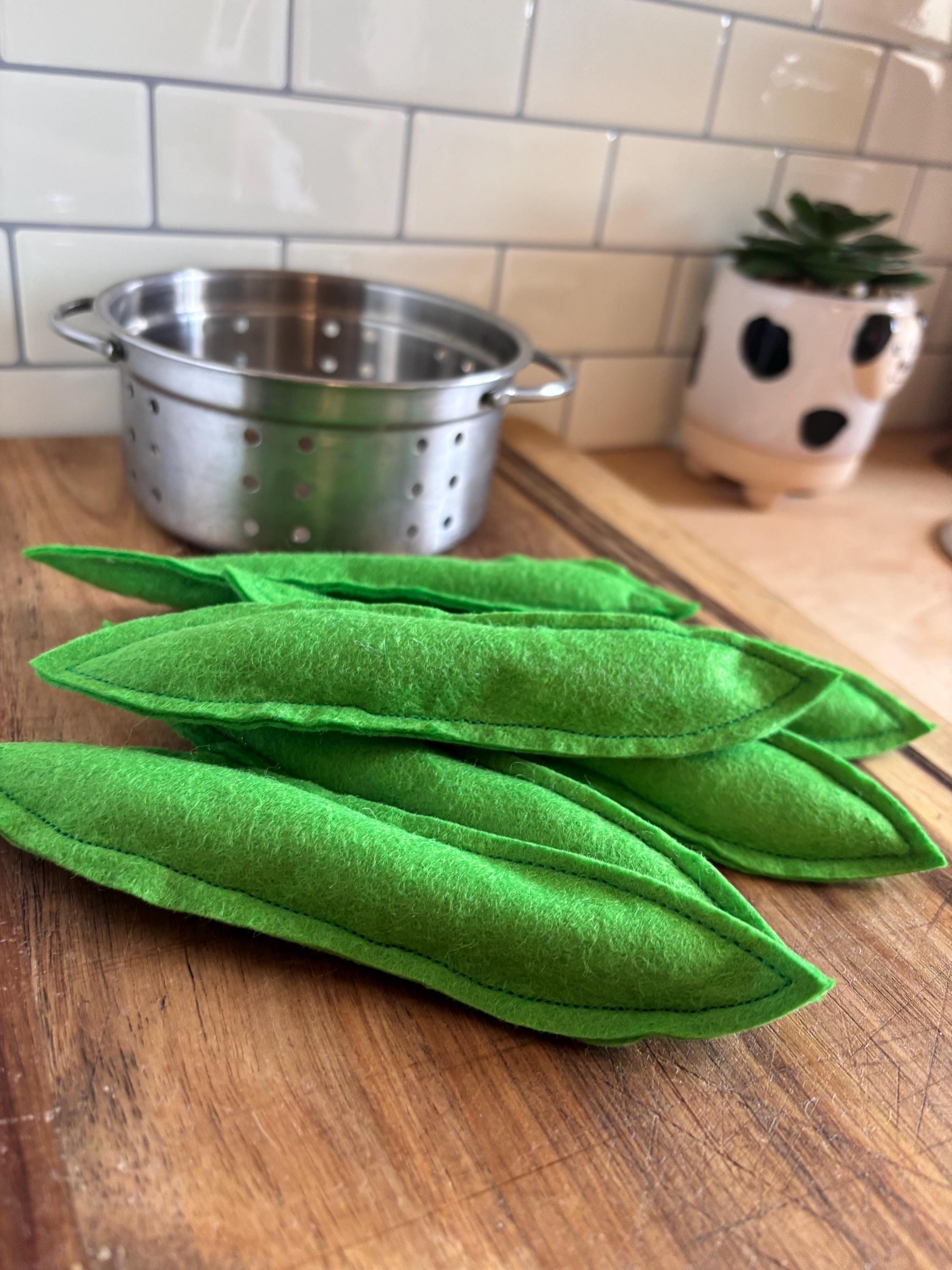 Pretend Play Felt Food Vegetable Runner Beans - Etsy