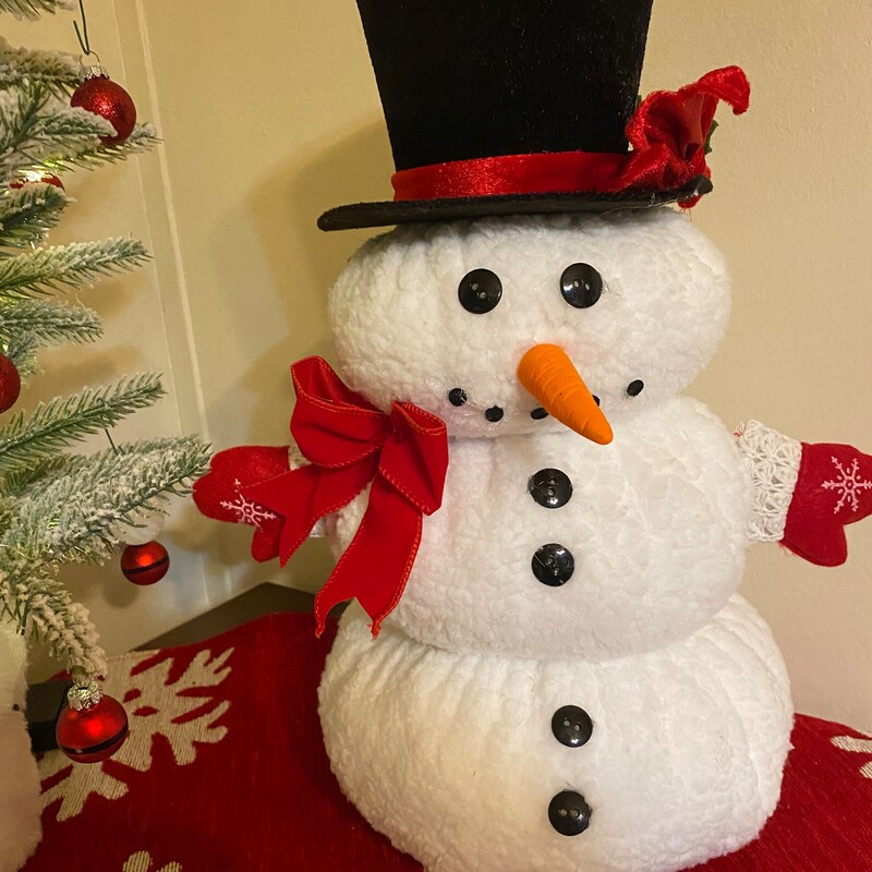 Stuffed Snowman - Etsy
