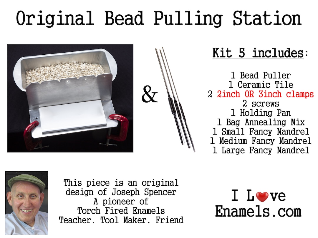 Bead Pulling Station, Kit 5, Torch Fired Bead Making Enamel Work ...