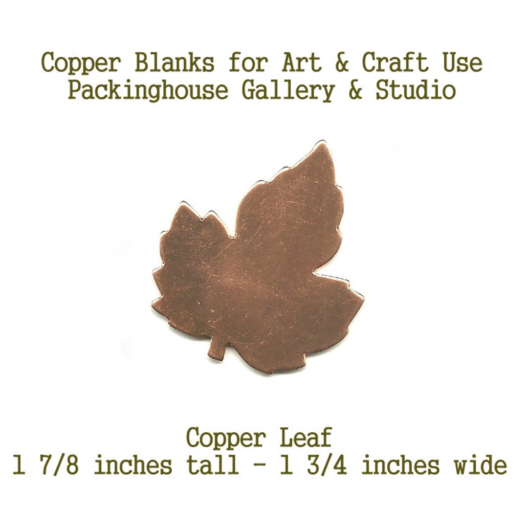 Copper, Leaf, Blank Shape Cut Outs Made of Copper for Metal Working ...