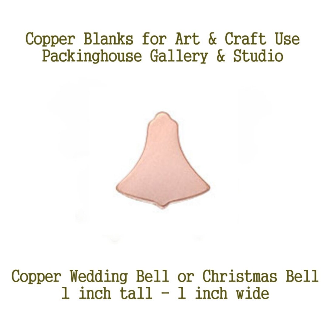 Copper Wedding Bell Christmas Bell Shape Cut Outs Made of - Etsy