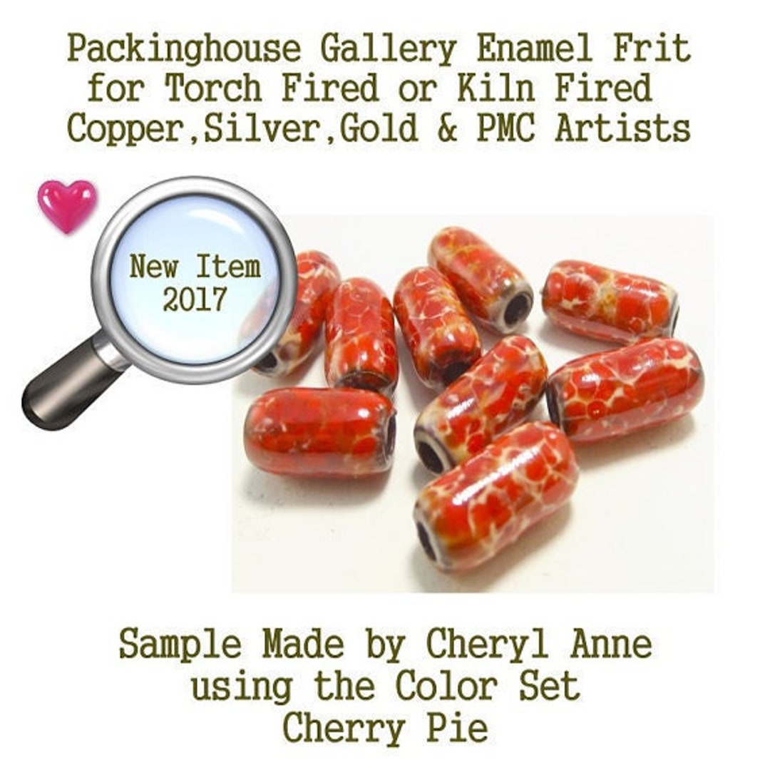 Cherry Pie Enamel Frit Glass Frit for Copper Gold Silver - Etsy