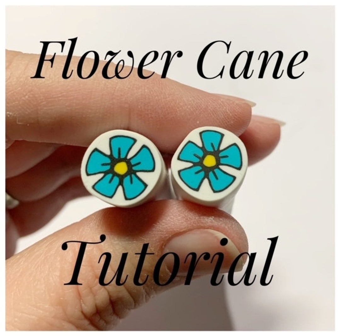 Flower Cane Tutorial, Polymer Clay for Beginners, Digital Download ...