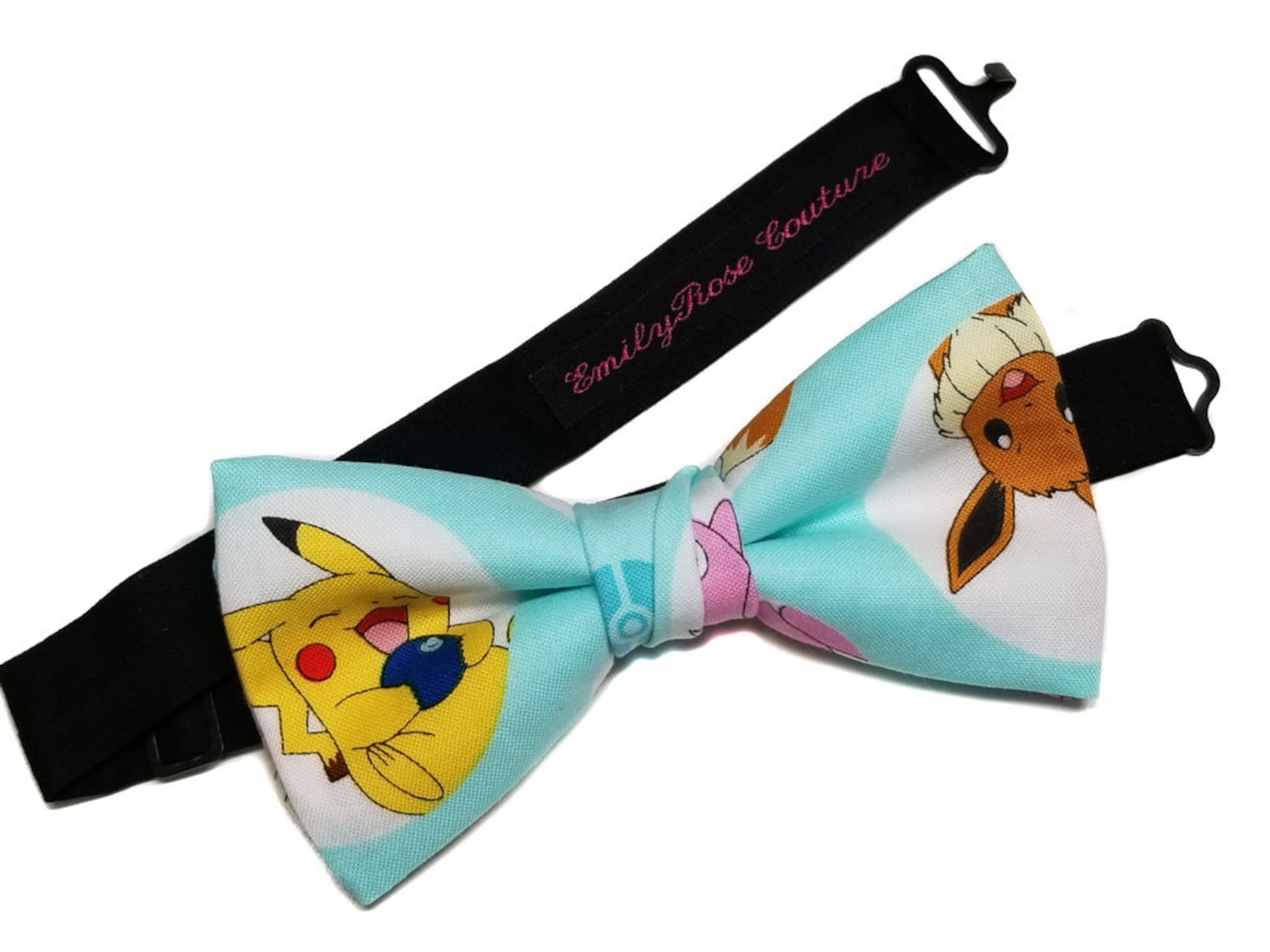 Pikachu Bow Tie Pikachu Halloween Bow Tie Pokemon Pre Tied | Etsy