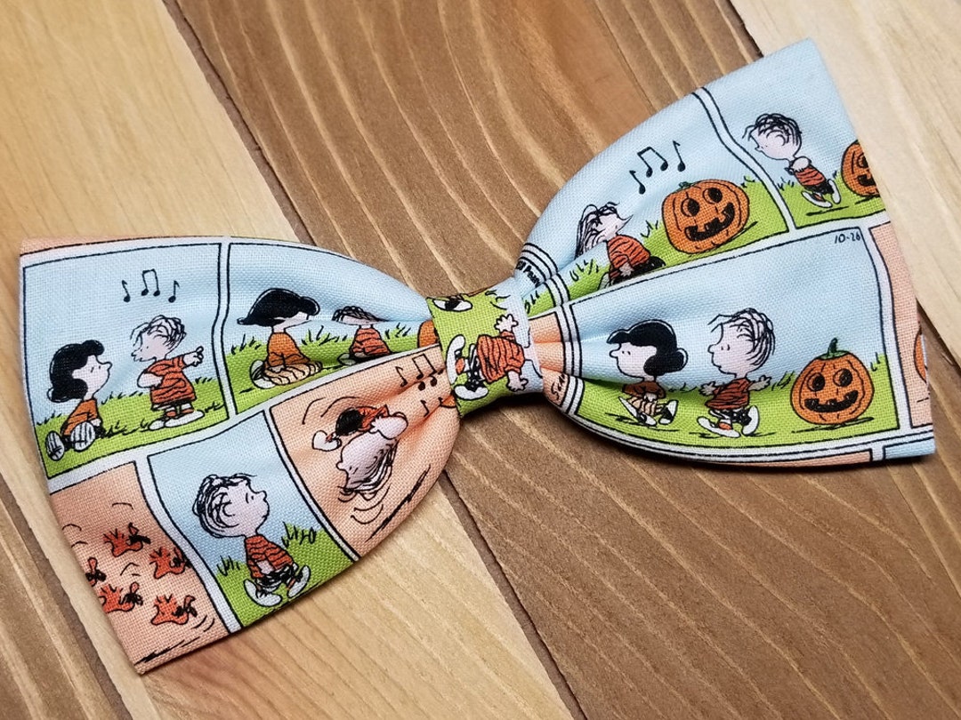 Peanuts Halloween Comics Hair Bow- Peanuts' Fans Hair Bow- Hair Clip ...
