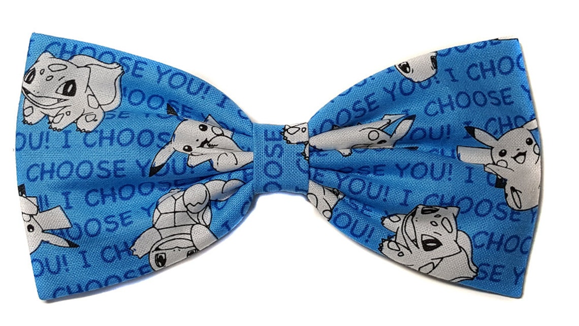 Pokemon Hair Bow Pikachu Hair Bow Pokemon Houses Hair Bow | Etsy