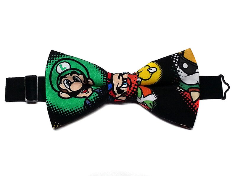 Supermariobro Bow Tie Mario Gold Coin Bow Tie Luigi Donkey - Etsy
