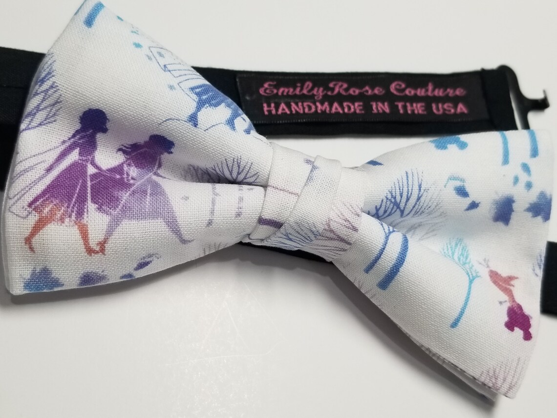 Disney Inspired Frozen Bow Tie Elsa and Anna Bow Tie Olaf | Etsy