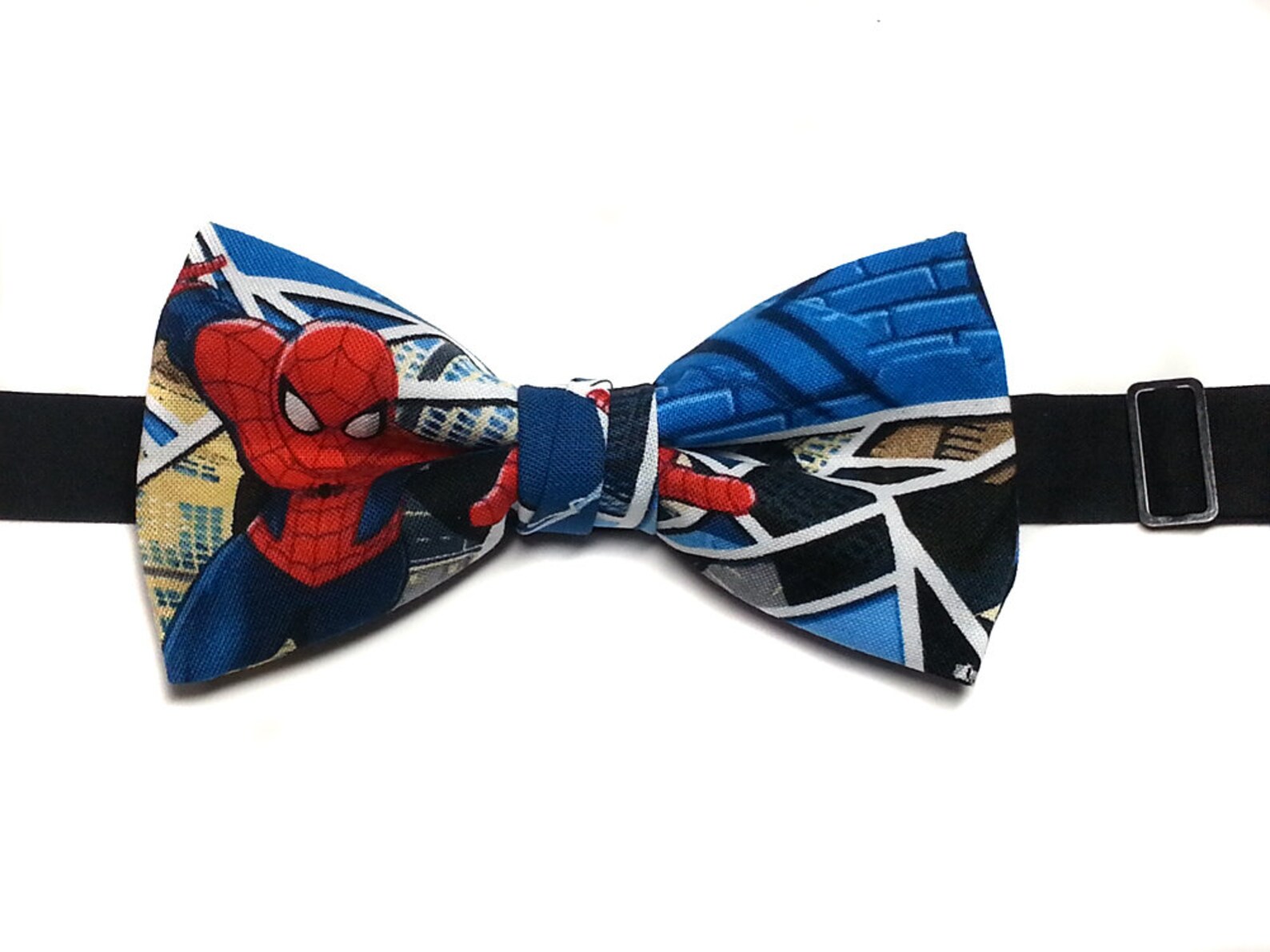 Marvel Bow Tie Spider Man Bow Tie Punisher Bow Tie Deadpool - Etsy