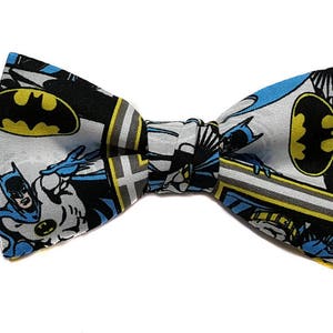 Batman Bow Tie- Classic Batman Bow Tie- Super Heroes Bow Tie ...