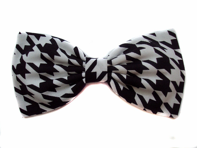 Hounds-tooth Hair Bow- Metallic Gold Houndstooth- Pink Houndstooth ...