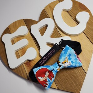 Sonic the Hedgehog Bow Tie- Knuckle Bow Tie- Pre-tied- Self Tied Look ...