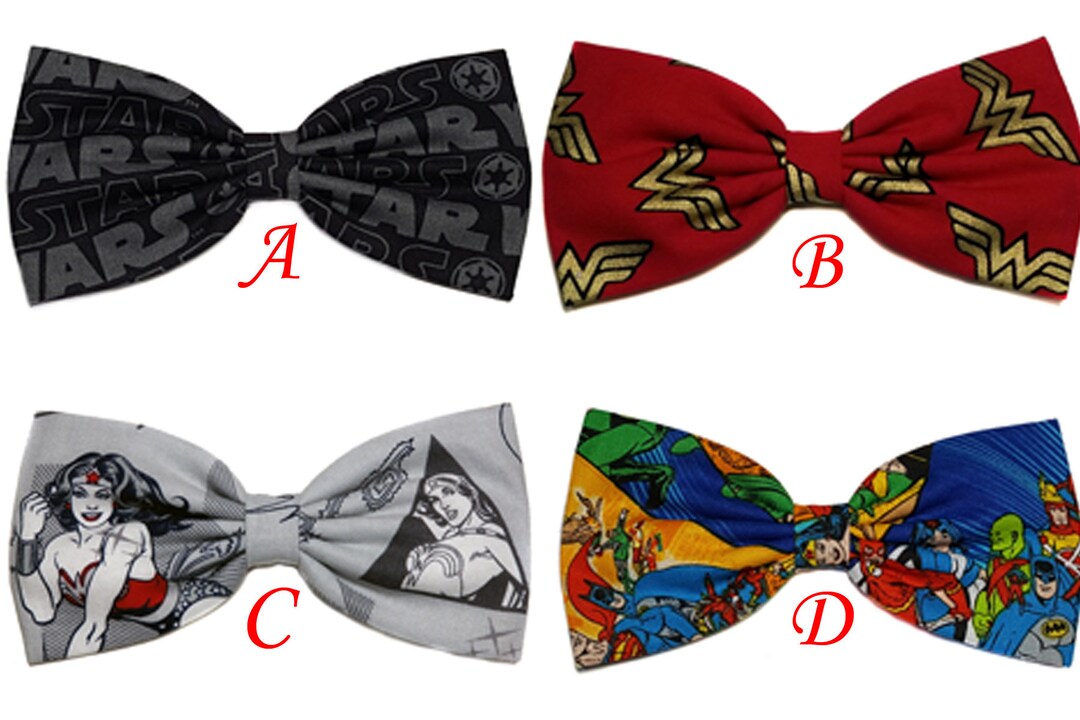 Star Wars Marvel Comic Hair Bow Justice League Hair Bow Wonder Woman ...