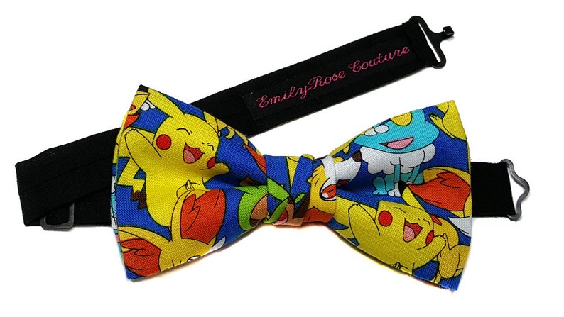 Pokemon World Bow Tiepikachu Bow Tie i Choose | Etsy