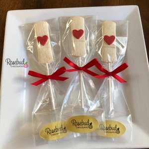 12 BAND-AID Lollipops Heart Birthday Party Candy Favors Nurse Doctor ...