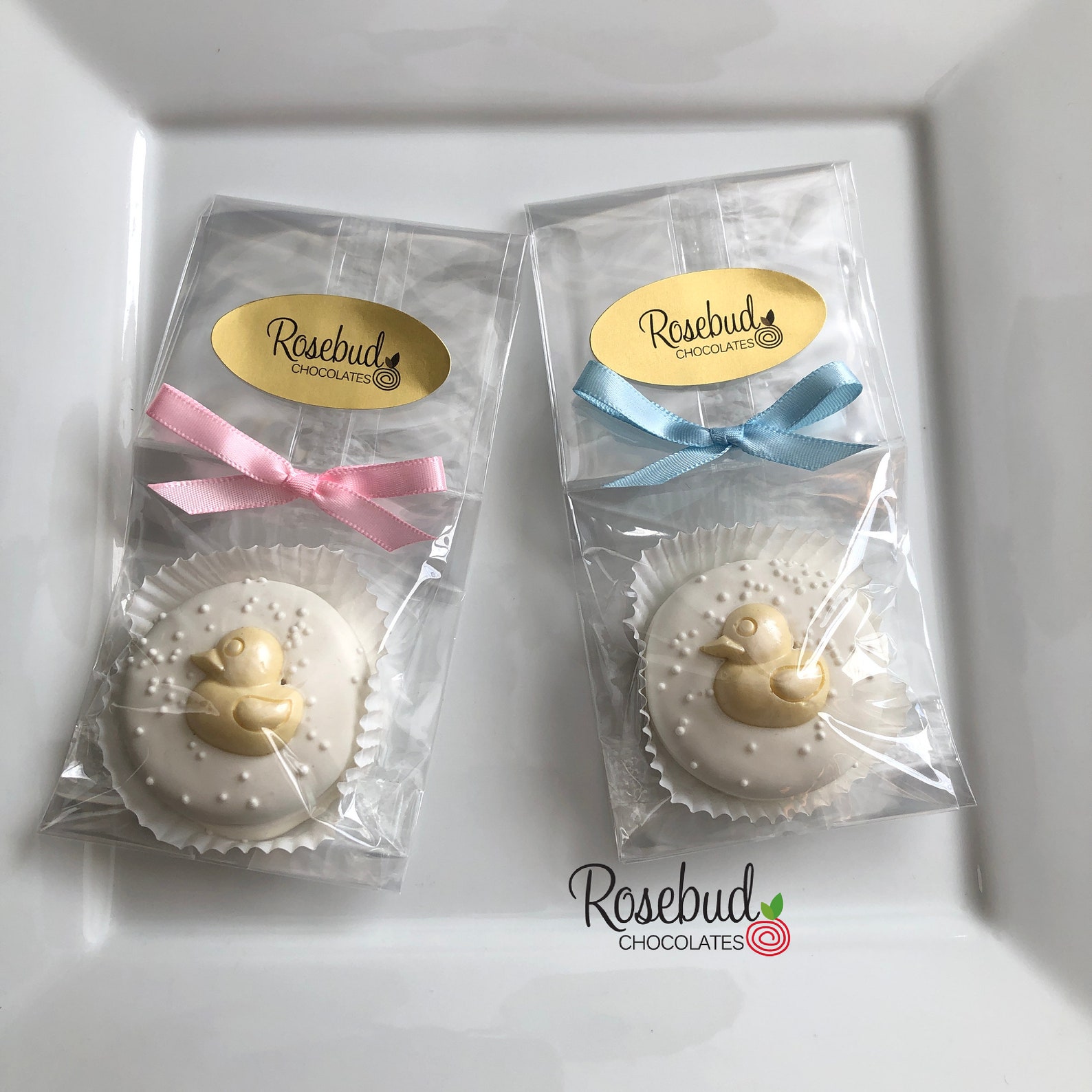 12 DUCK Chocolate Covered Oreo Cookie Baby Shower Candy Party - Etsy