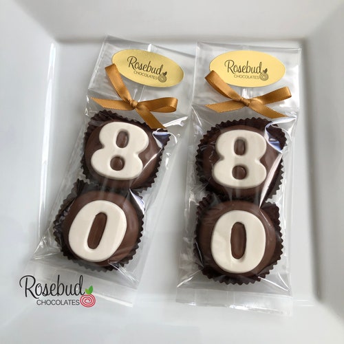 12 NUMBER EIGHTY Chocolate Covered Oreo Cookies 80 Candy - Etsy
