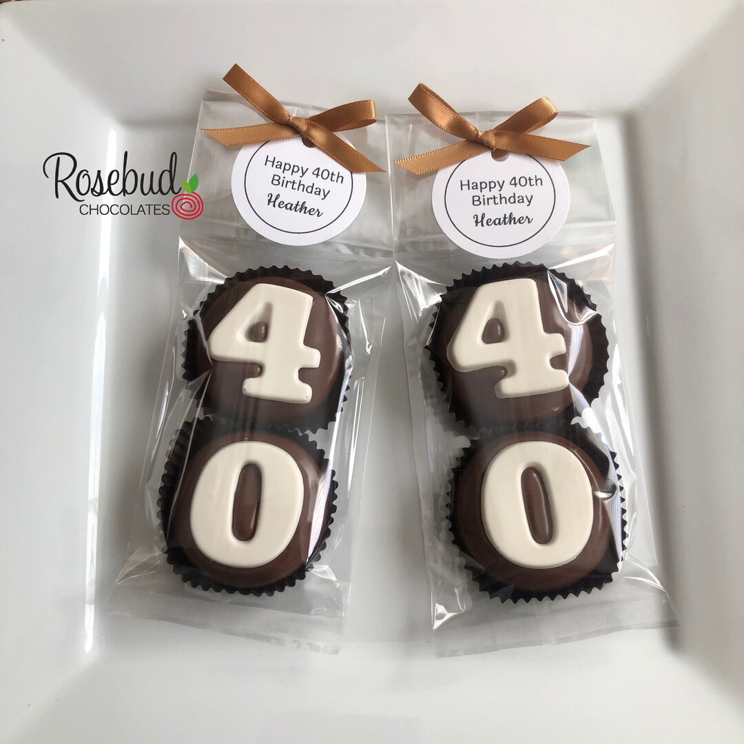8 Sets #40 Chocolate Covered Oreo Cookies Happy Birthday Personalized ...