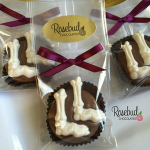 12 Skeleton FEET Chocolate Covered Oreo Cookies Bones Skeleton ...