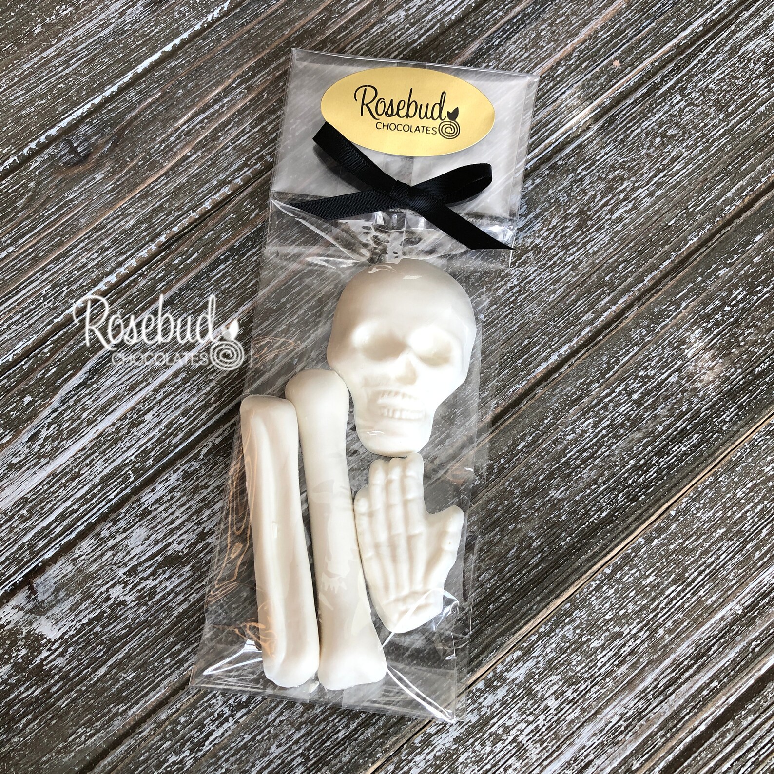 8 BAG of BONES Chocolate Skeleton Candy Party Favors Halloween - Etsy