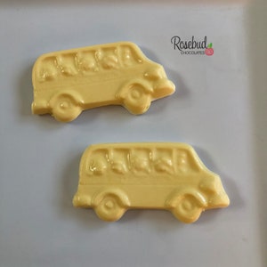 12 SCHOOL BUS Chocolate Candy Party Favors Birthday Teacher Gift - Etsy
