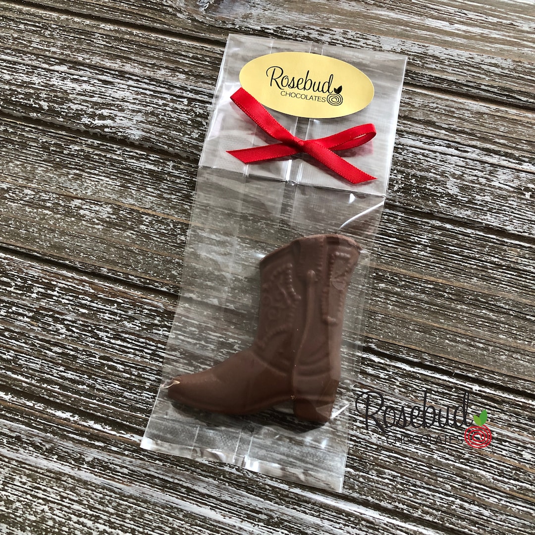 12 COWBOY BOOT Chocolate Candy Birthday Party Favors Western Theme ...