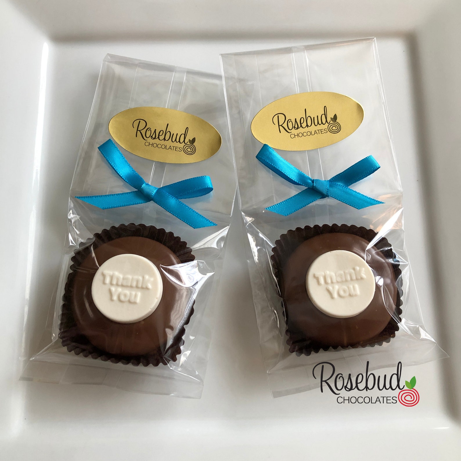 12 THANK YOU Chocolate Covered Oreo Cookie Party Candy Favors - Etsy