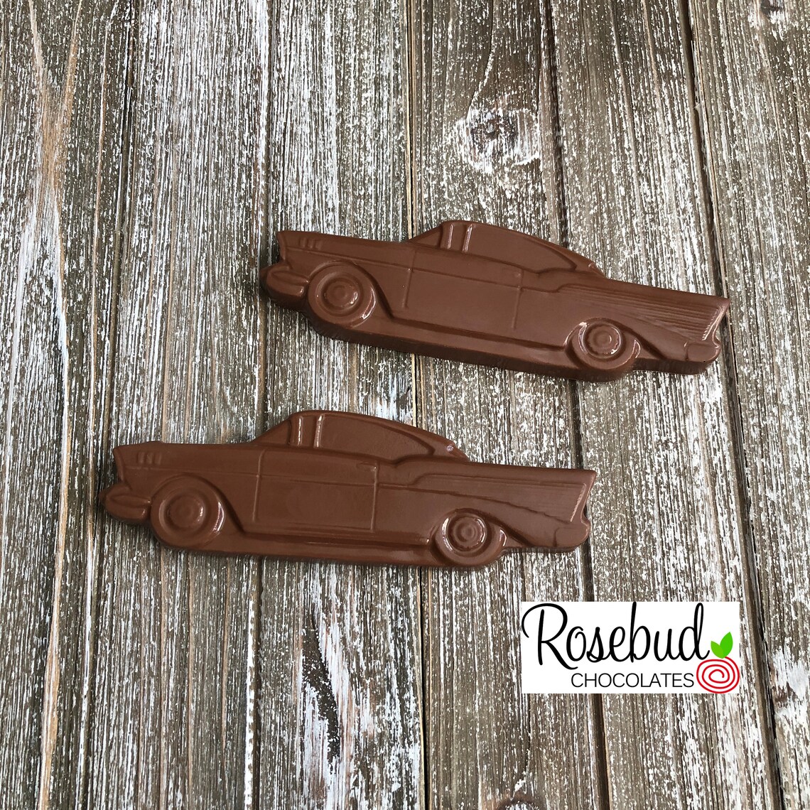 8 CAR Chocolate Party Favors Vintage Antique 1957 Chevy | Etsy