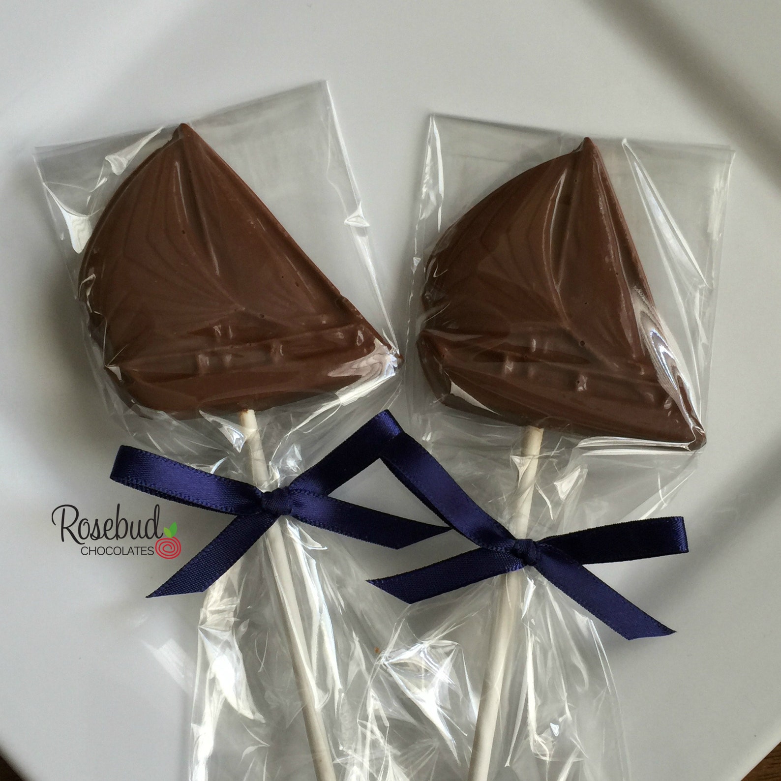 12 SAILBOAT Chocolate Lollipops Nautical Birthday Party Candy | Etsy