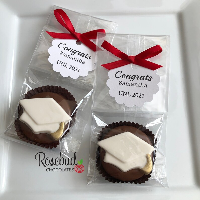 12 GRADUATION CAP Gold Tassel Chocolate Oreo Cookie Party - Etsy