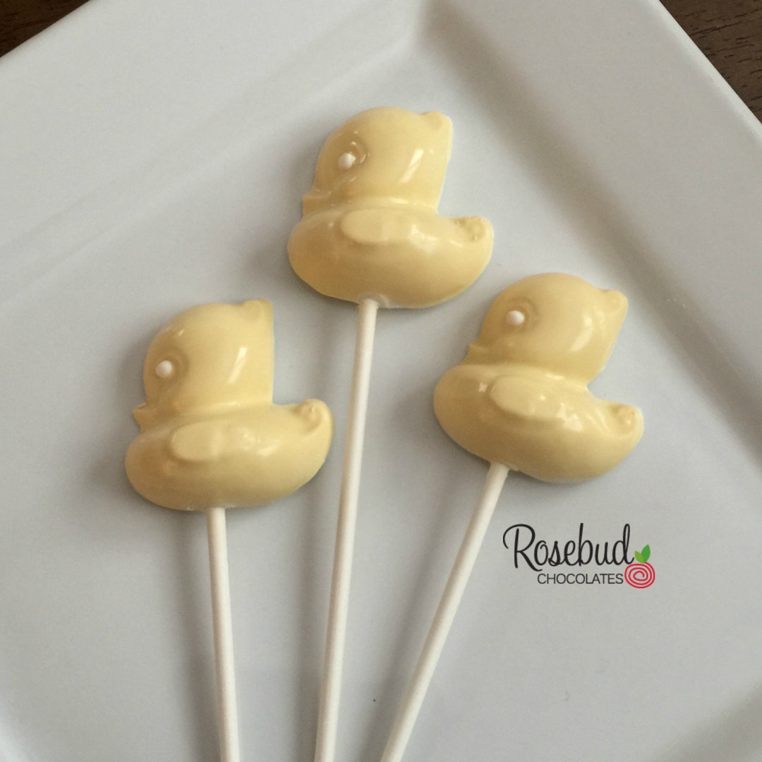 12 DUCK Chocolate Lollipops Ducky Ducks Baby Shower Party - Etsy