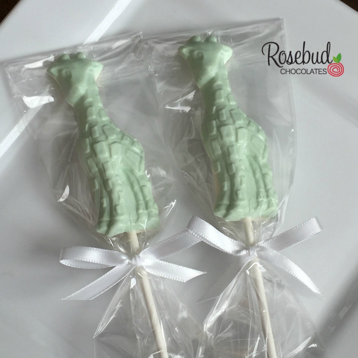 12 GIRAFFE Chocolate Lollipops Animal Jungle Birthday Party - Etsy