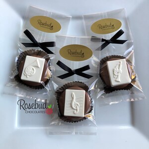 12 MUSIC Note Assorted Chocolate Covered Oreo Cookie Favors Candy ...
